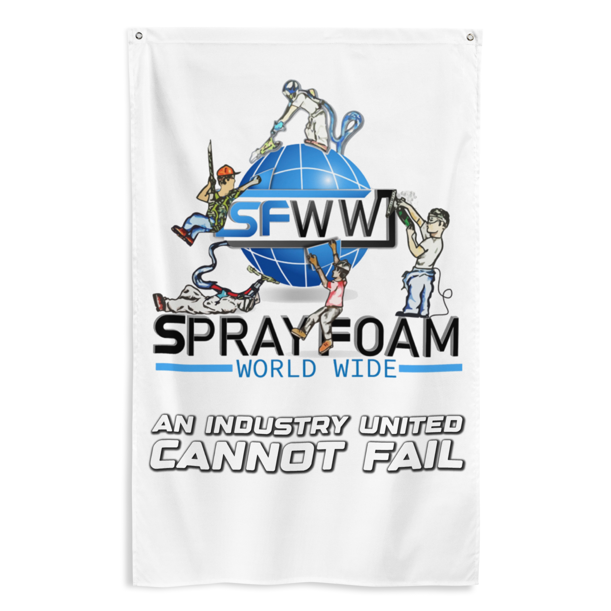 Building SFWW Flag – Spray Foam World Wide